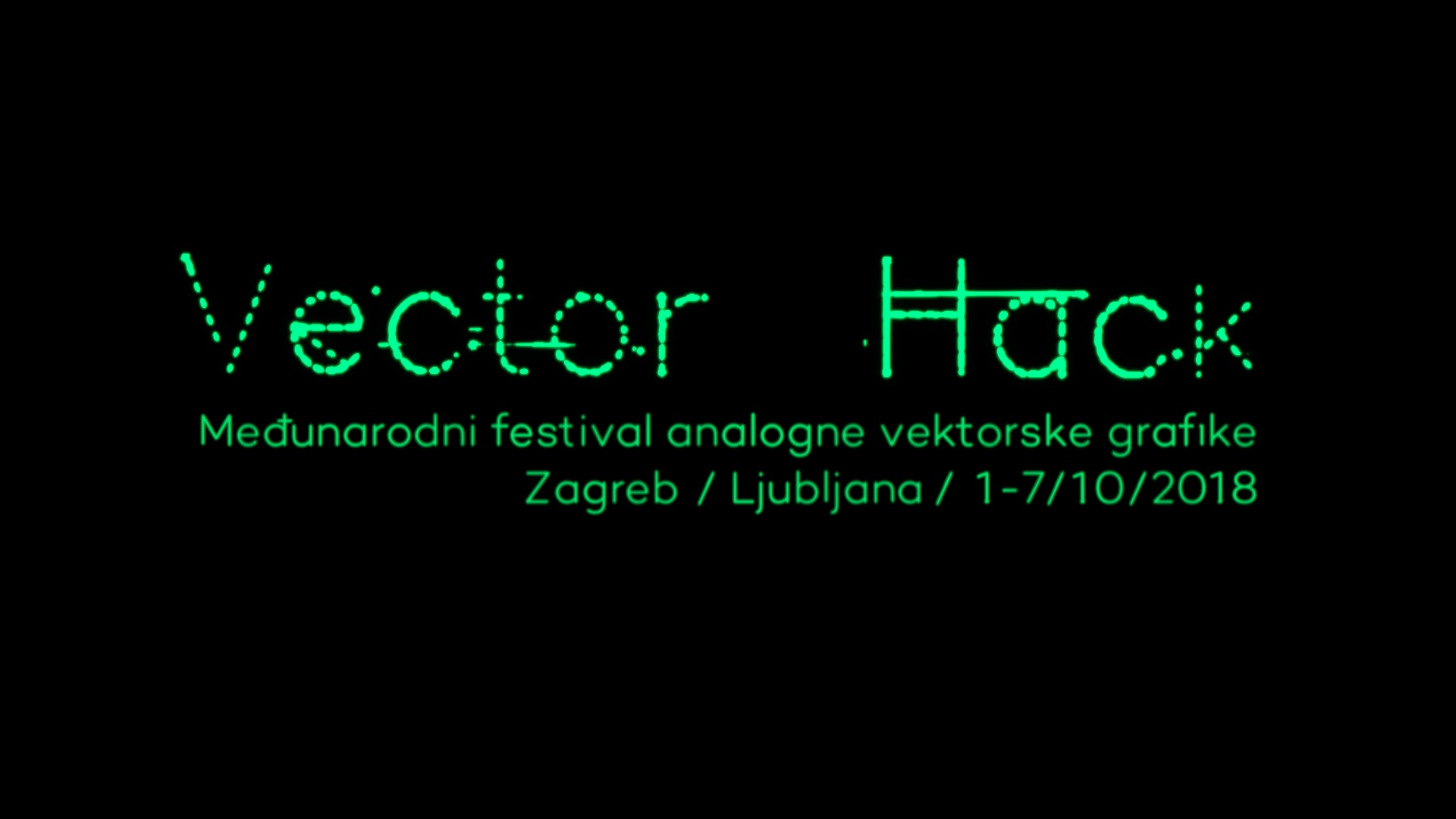 VECTOR HACK-1. SVJETSKI FESTIVAL ANALOGNE VEKTORSKE GRAFIKE - BTW